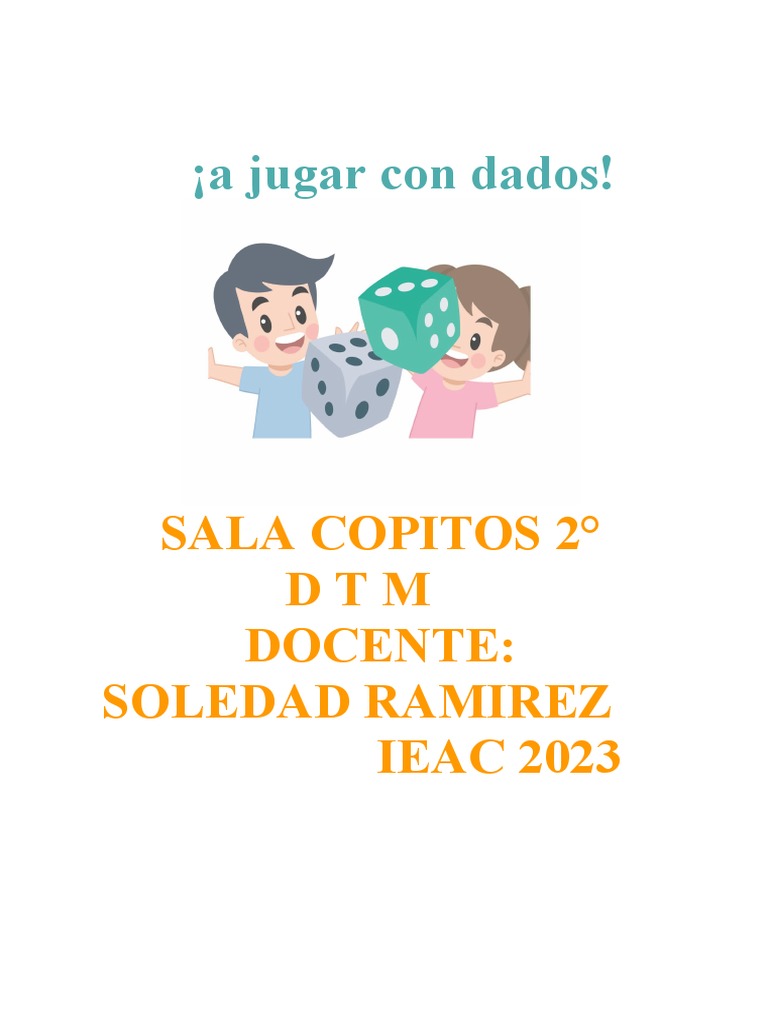 Juegos Matemáticos con Dados para Niños | PDF | Pensamiento | Matemáticas