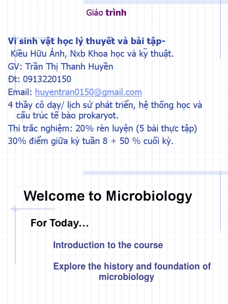 Microbiology Chapter 1 For Student | PDF | Cell (Biology) | Biology