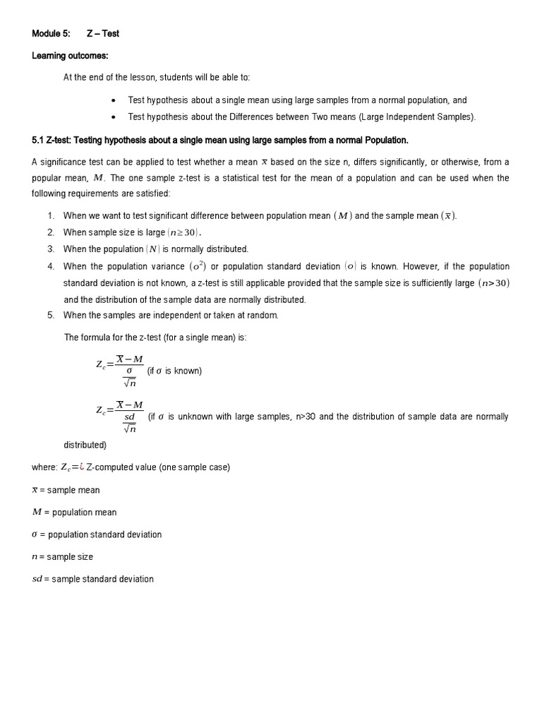 Module 5 Z TEST | PDF