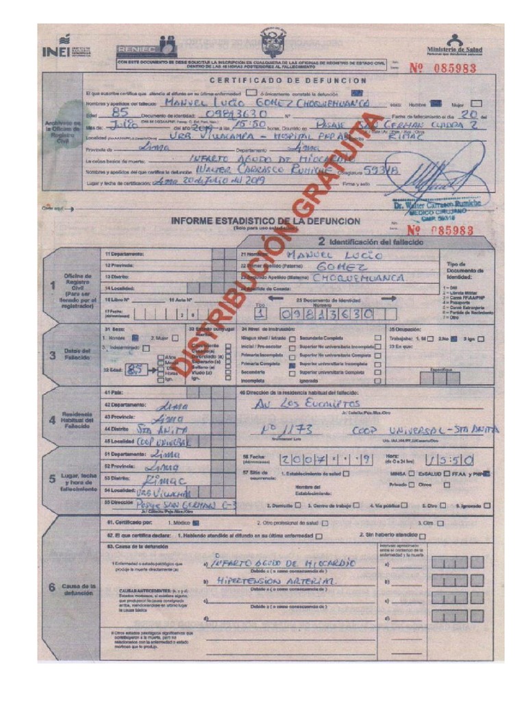 1 Ficha de Paciente | PDF