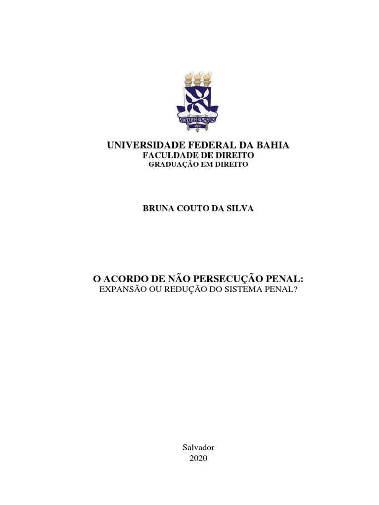 TCC - Versão Final | PDF | Direito Penal | Procedimento criminal