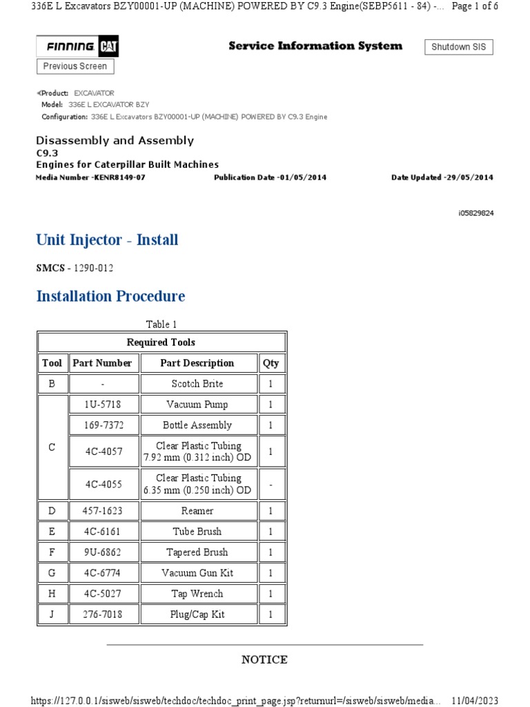 Injector Instalacion | PDF | Pipe (Fluid Conveyance) | Fuel Injection