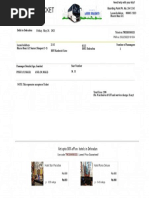 Irctc Sample Ticket Format | PDF | Identity Document | Transport