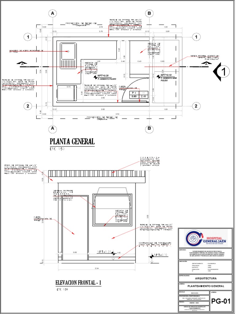 Planos Kiosko-Pg-01 | PDF