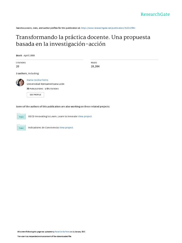 Transformando La Practica Docente | PDF