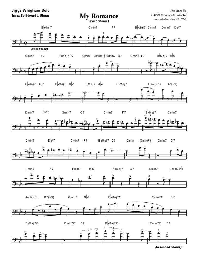 Jiggs Whigham Solo | PDF