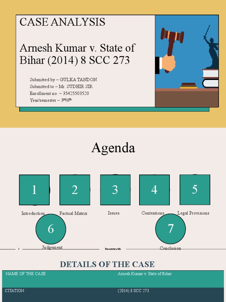 ARNESH KUMAR - CRPC | PDF | Bail | Arrest