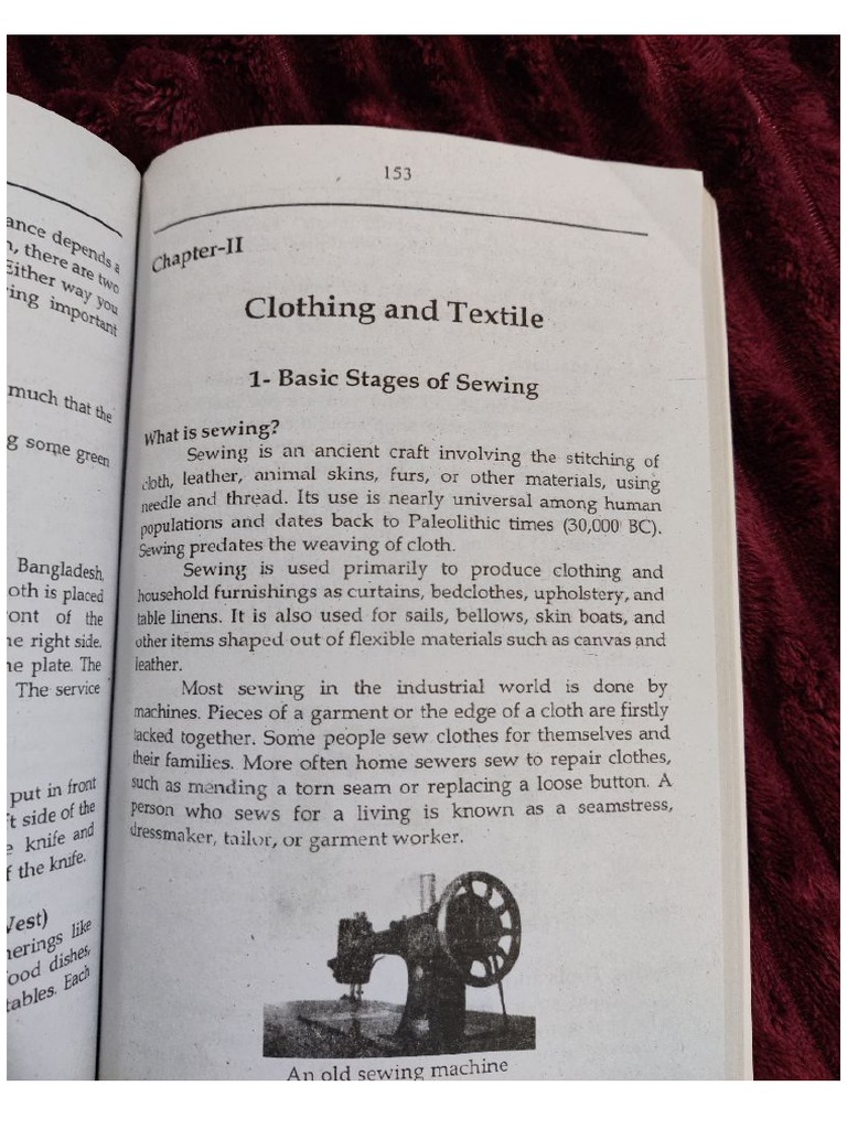 Clothing and Textile Notes | PDF