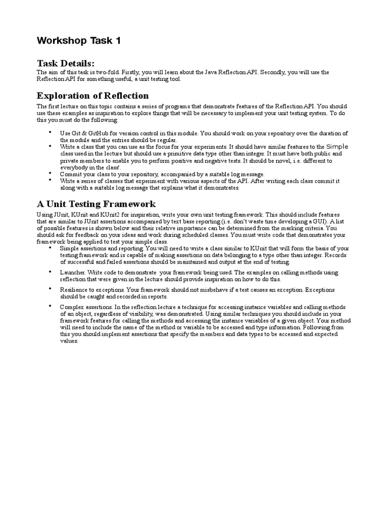 Workshop Task 1 Pdf Method Computer Programming Class Computer 7464