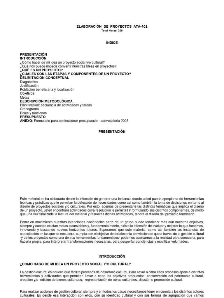 Texto Guia Elab Proyectos 2022 | PDF