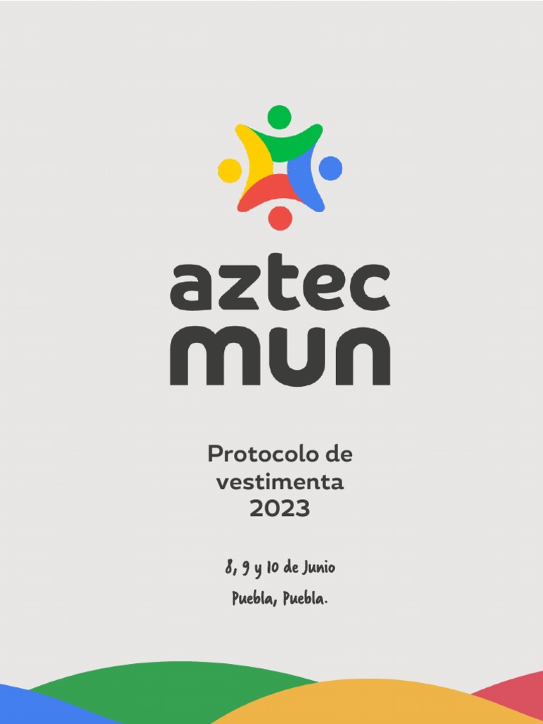 Protocolo de Vestimenta AZTECMUN 2023 | PDF | Ropa | Softlines (venta ...