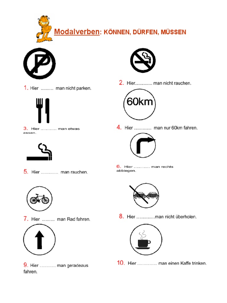 Modalverben-Arbeitsblatter - 2980 2 | PDF