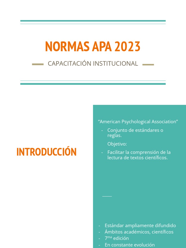 Normas Apa 2023 | Descargar gratis PDF | Sumario abstracto) | Comunicación escrita