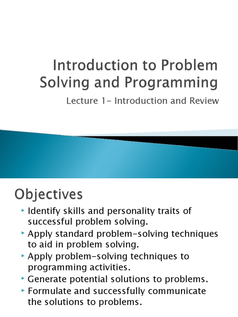 Problem Solving in Programming | PDF | Computer Programming | Software ...