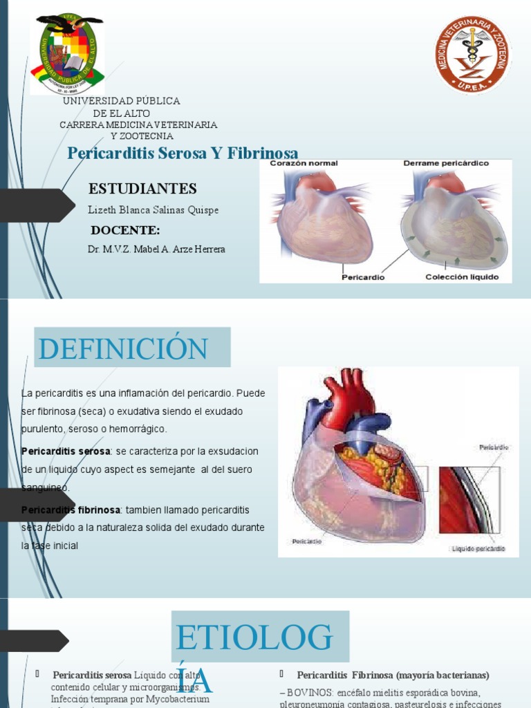 pericarditis serosa y fribrinosa | PDF