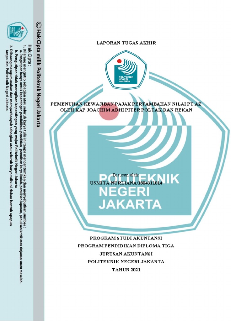 Laporan PPN PT AZ | PDF | Pengelolaan Keuangan & Uang