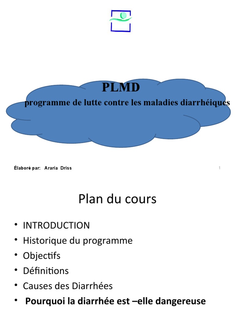 PLMD PPT | PDF | Diarrhée | Allaitement
