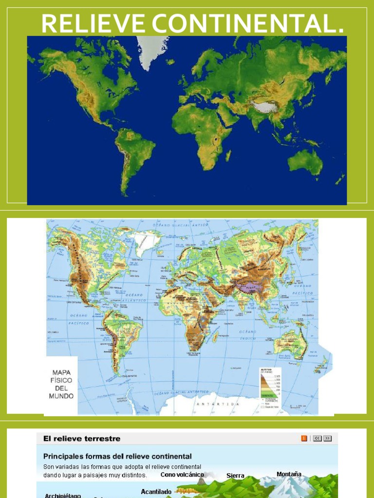Relieve - Continental 2 | PDF | Montañas | Terreno