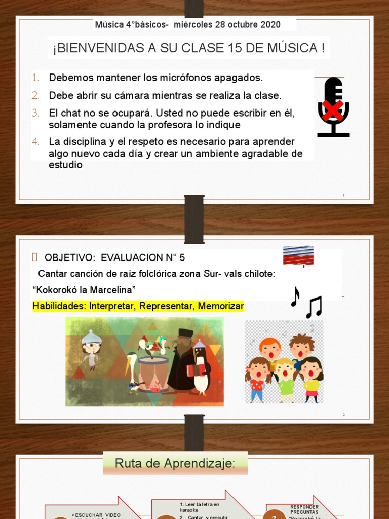 4° Música PPT Eval - Formativa5 Semana28 | PDF | Valses | Canciones