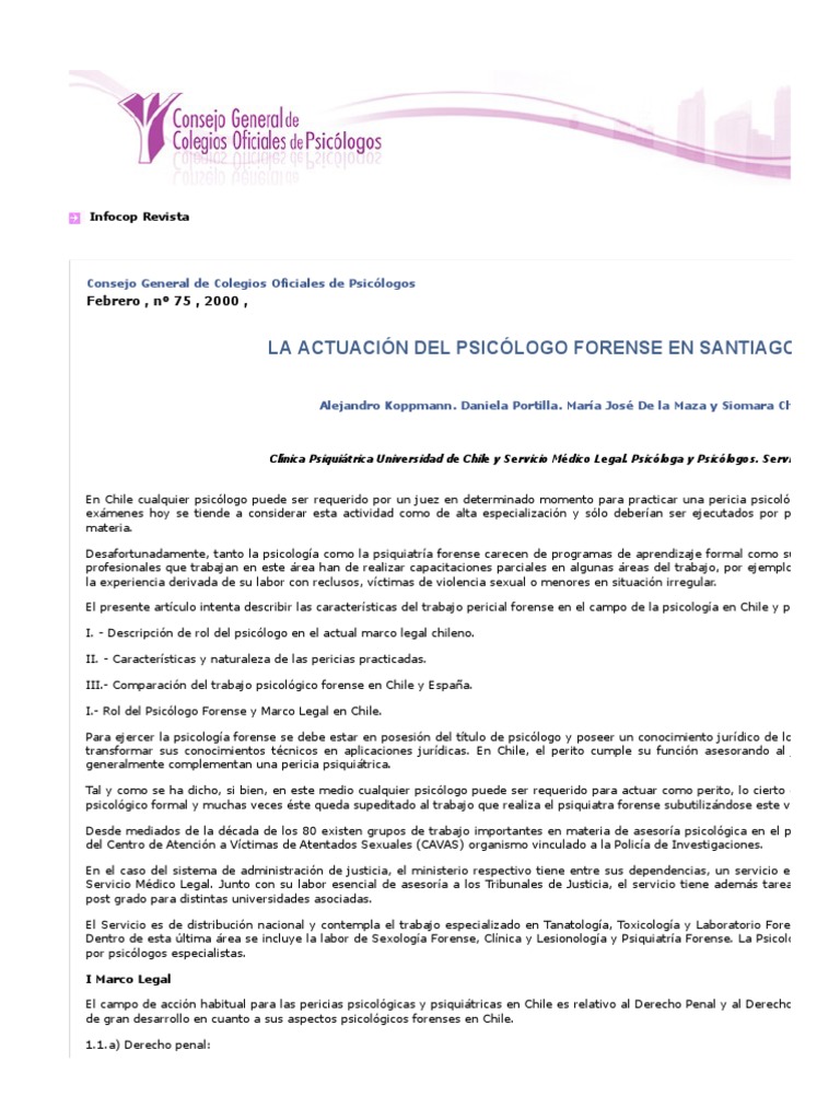 Koppman | PDF | Sicología | Derecho penal