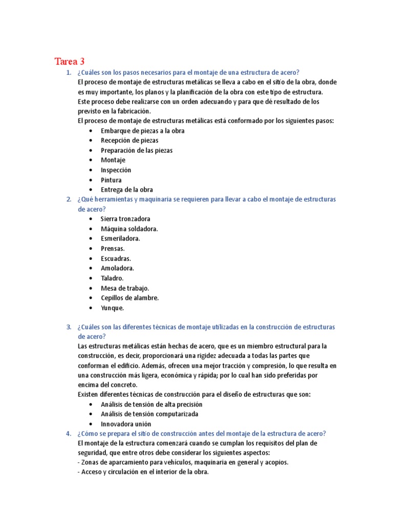 Tarea 3 SCA | PDF | Acero | Fatiga (material)