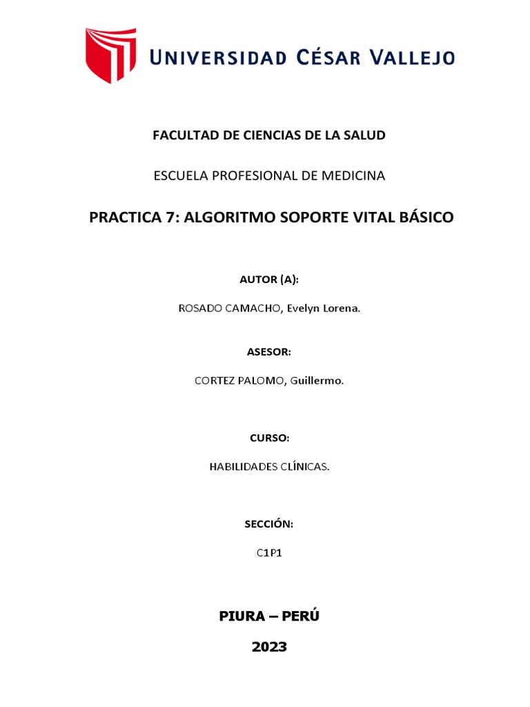 ALGORITMO BLS | PDF | Reanimación cardiopulmonar | Primeros auxilios