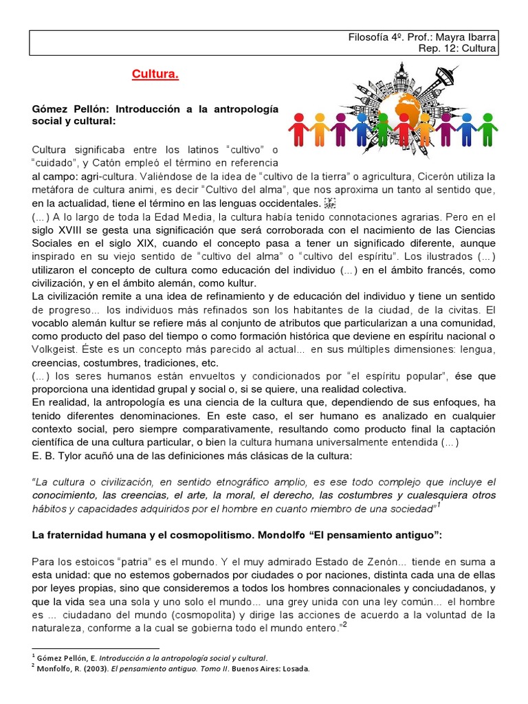 Rep 12 Cultura 1 | PDF | Sociedad