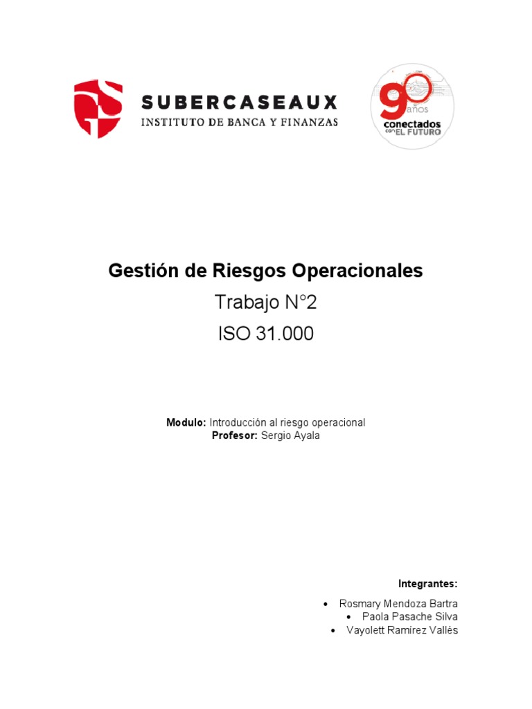 Tarea Iso 31000 | PDF