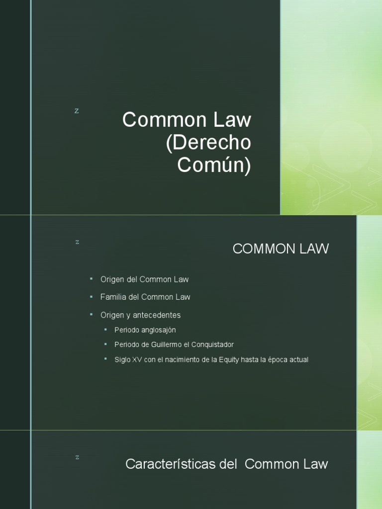 Common Law | PDF | Ley común | Argumento