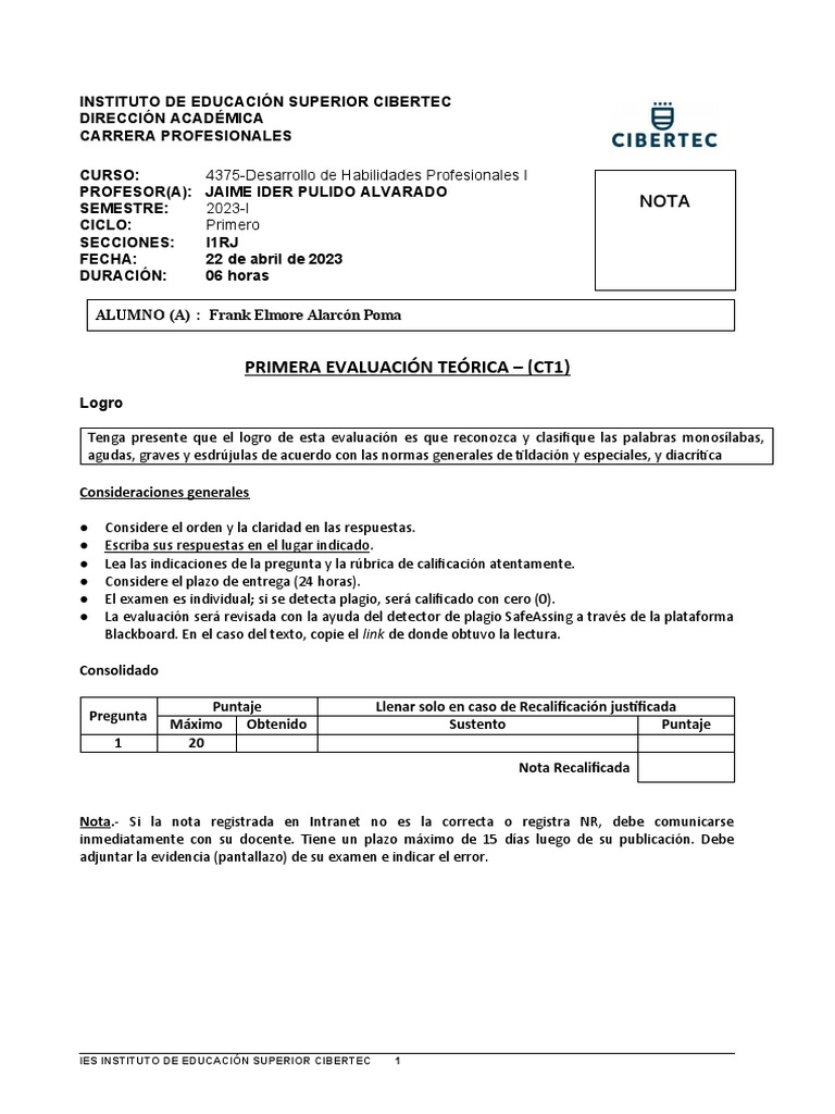 Frank Elmore Alarcon Poma | PDF