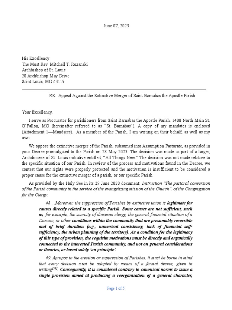 ST Barnabas APPEAL Final Rev A | PDF | Politics | Social Science