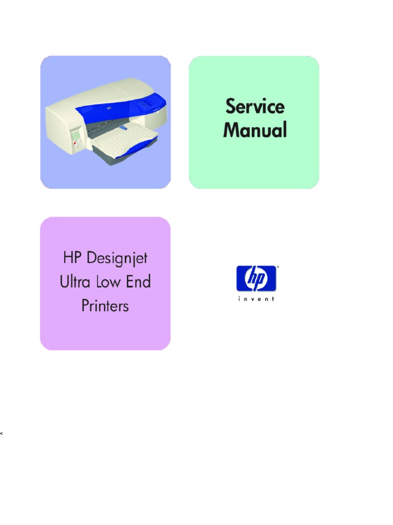 HP Designjet Ultra Low End Printer Service Manual | PDF