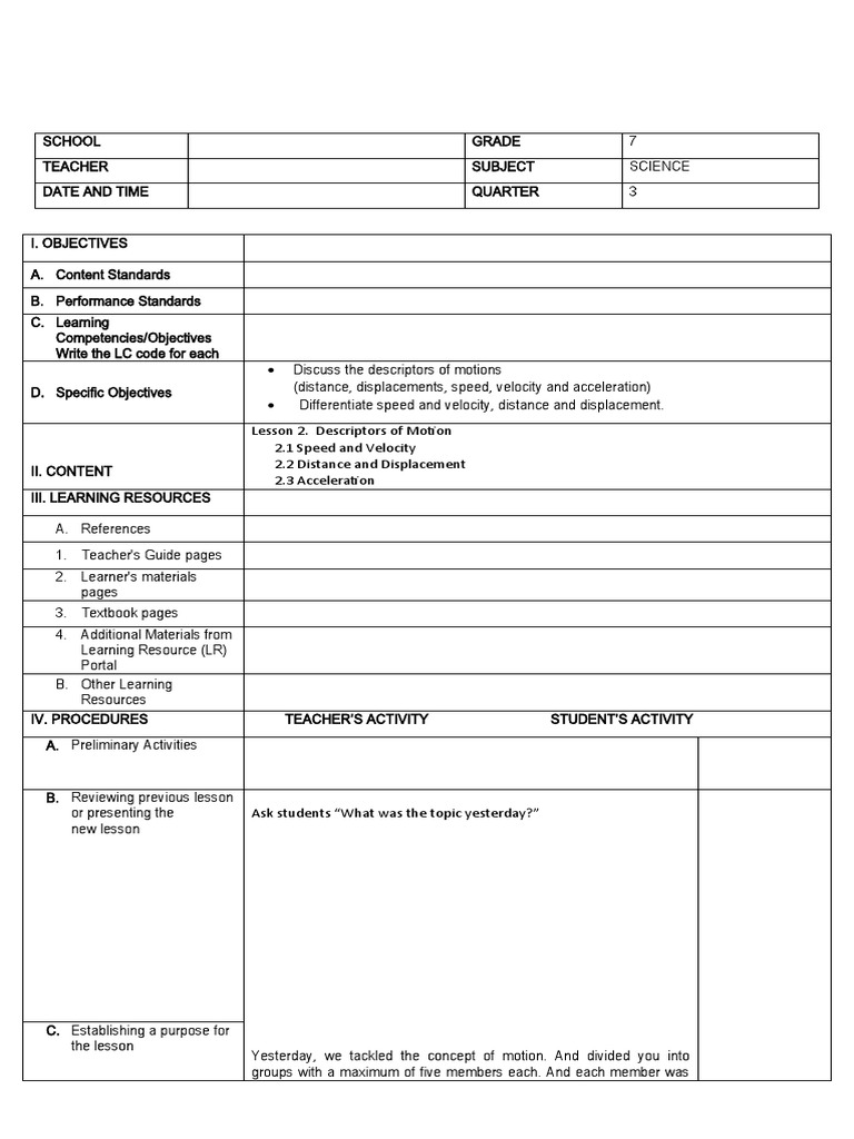 DLP SCIENCE 7 RESEARCH Lesson 2 | PDF