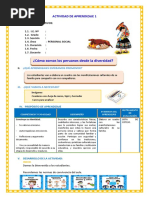 1° E7 S3 Sesion D1 PS Proponemos Recomendaciones para Cuidar La Salud | PDF | Evaluación ...