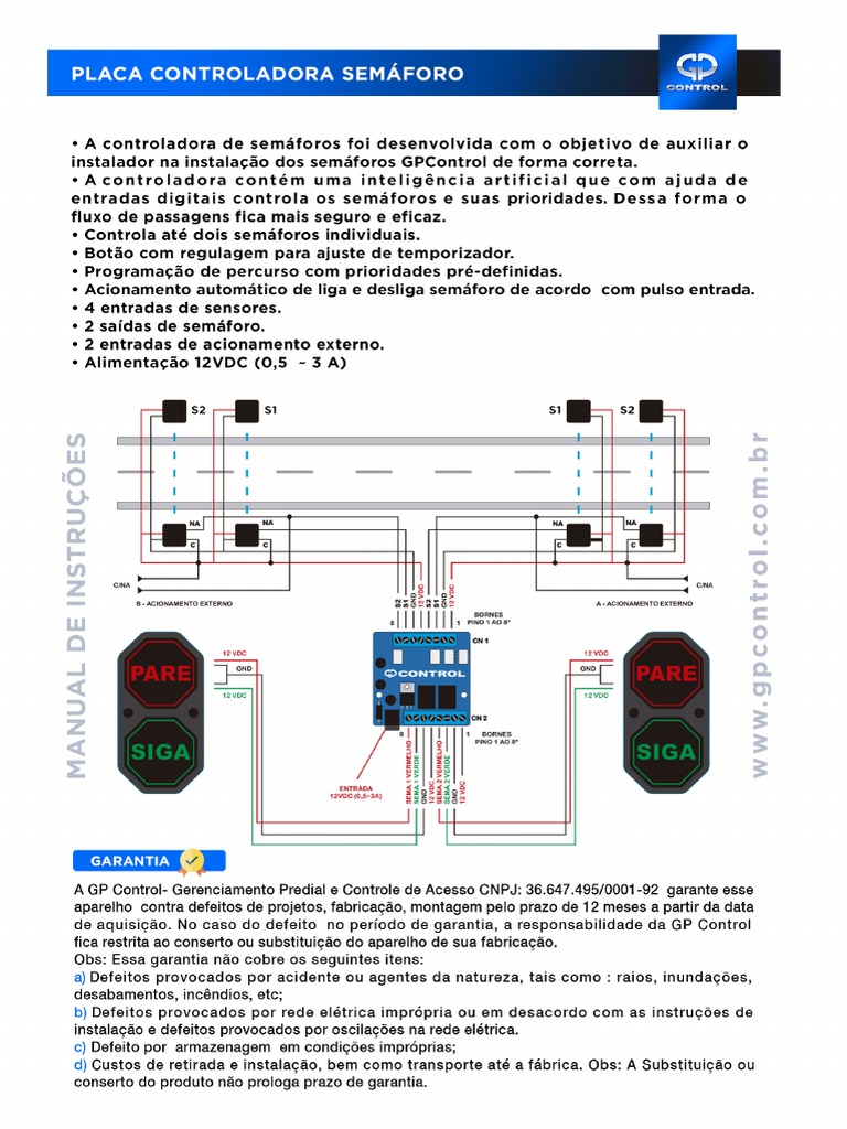 Manual Placa Controladora | PDF