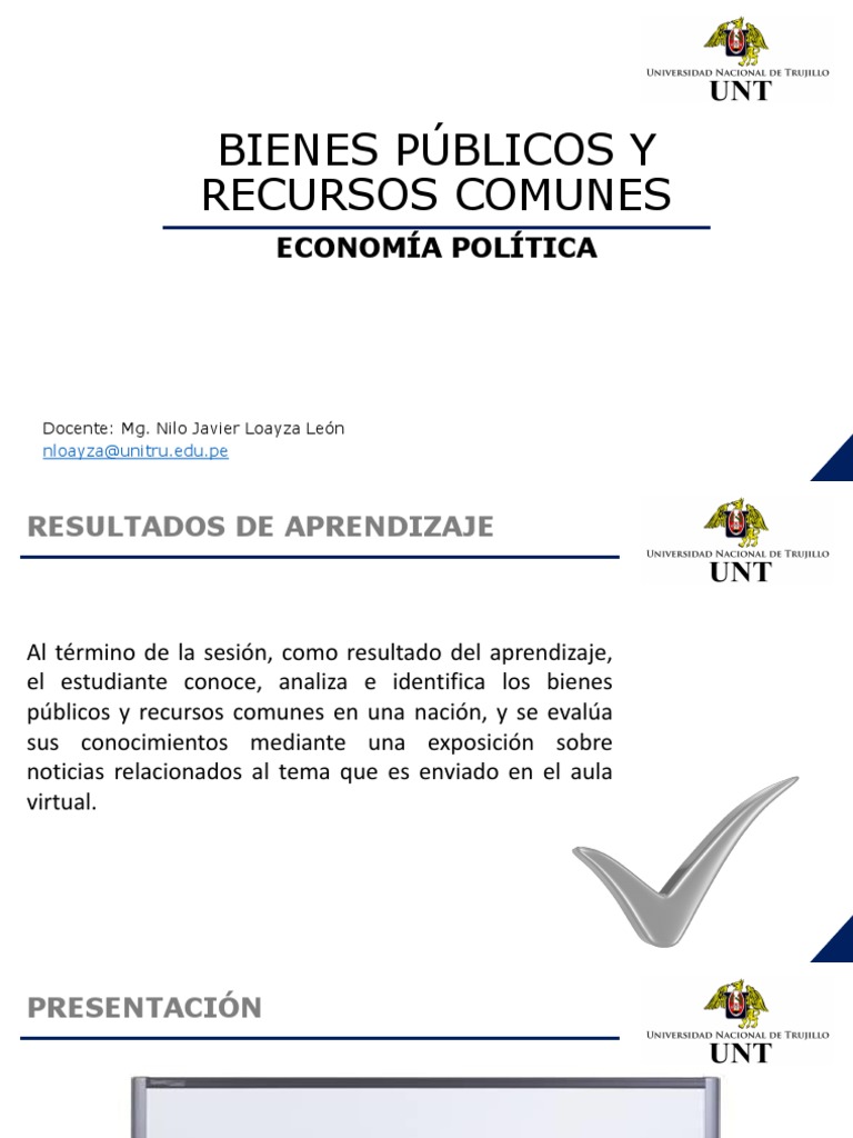 Bienes Públicos y Recursos Comunes | PDF | Bienes | Exterioridad