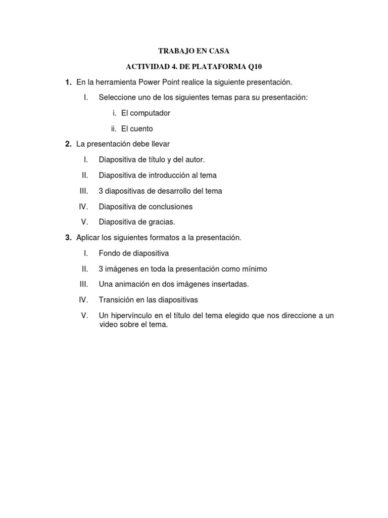Actividad 4. SEMANA 4 PowerPoint | PDF