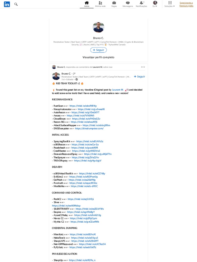 Red Team Tool Kit v2 | PDF | Security | Computer Security