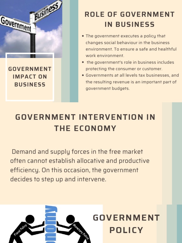 Socio-Economic and Government Impact On Business | PDF | Monetary ...