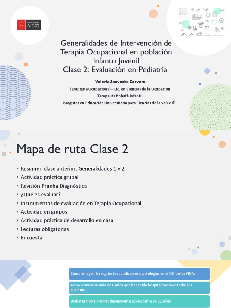 Clase 2 | PDF | Evaluación | Terapia ocupacional