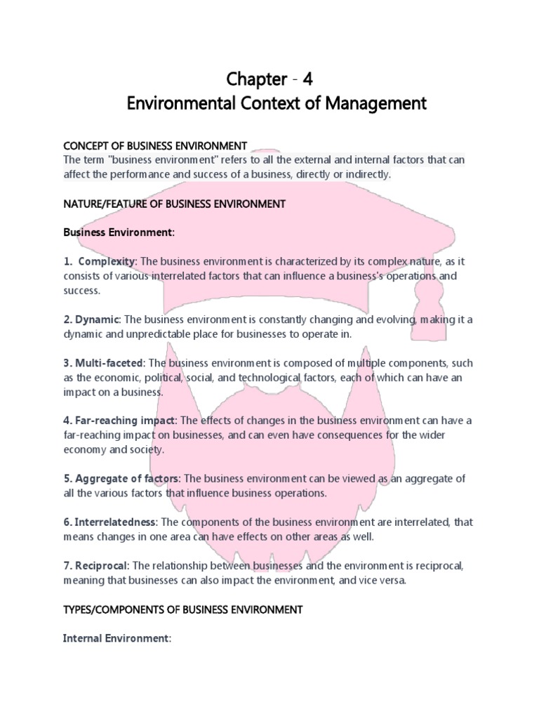 Chapter 4 Environmental Context of Management | PDF | Corporate Social ...