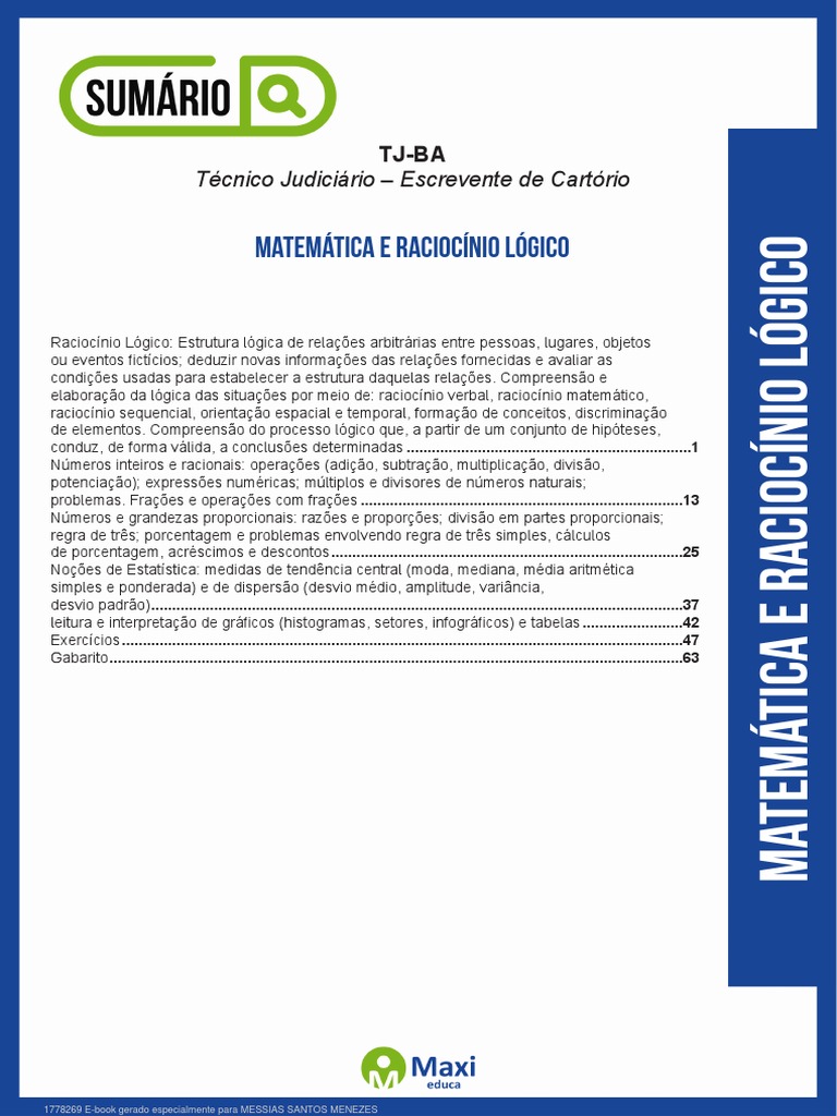 02_Raciocinio_Logico | PDF