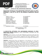 SK Resolution Approving Abyip | PDF | Government Information | Social ...