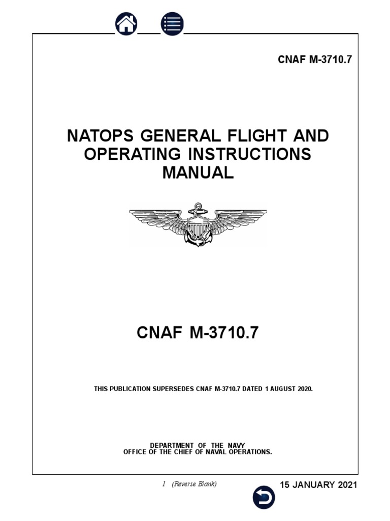 Cnaf M-3710.7 Enatops1 | PDF | Aerospace | Transport