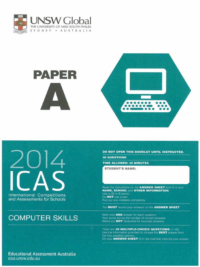 Computer Skill A - 2014 | PDF