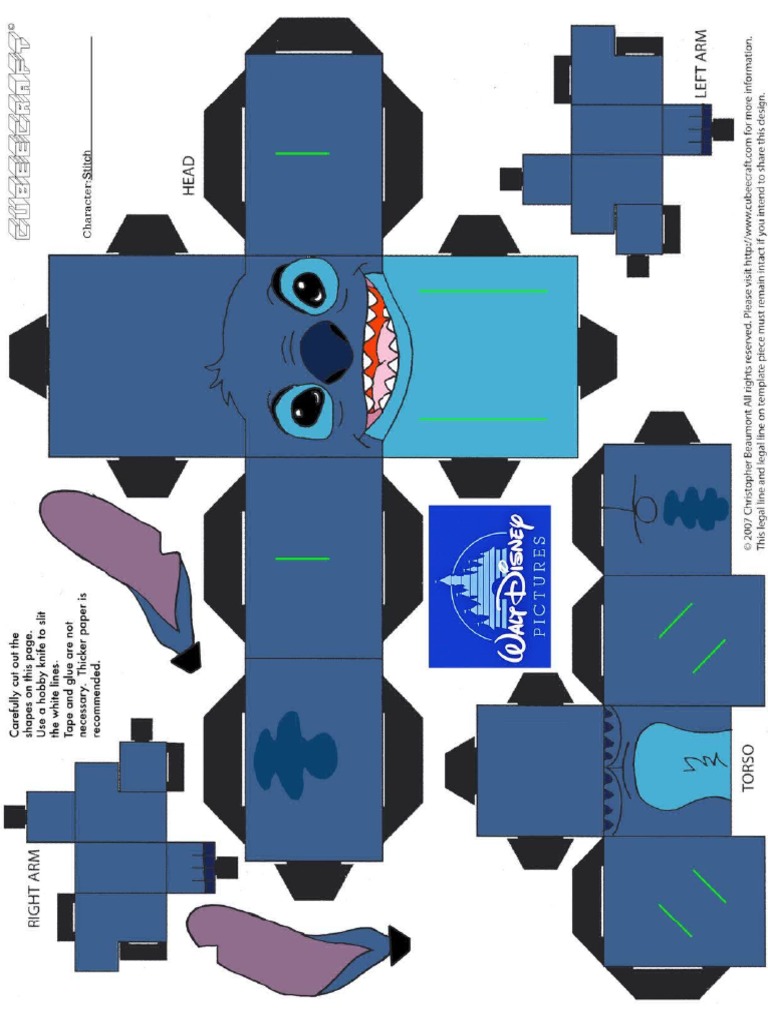 Stitch Paper Toy | PDF