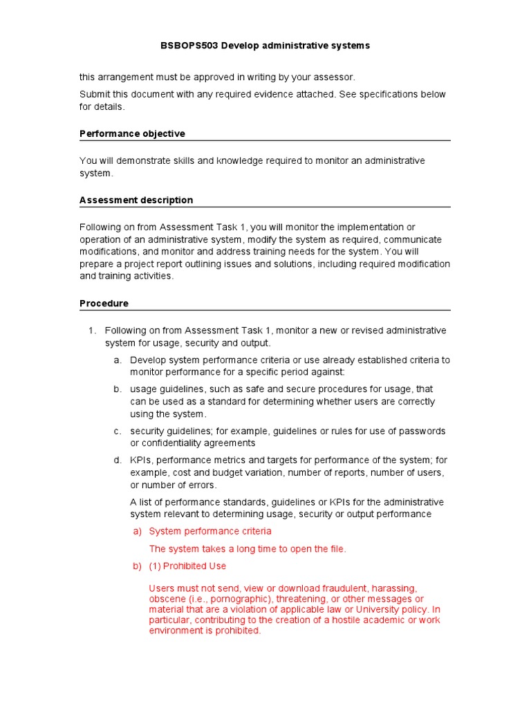 7.BSBOPS503 Assessment 2 S1437 | PDF | Chart | Debits And Credits
