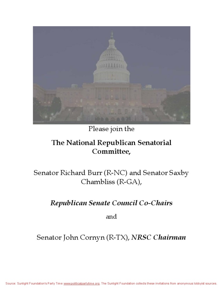 Republican Senate Council Reception | PDF