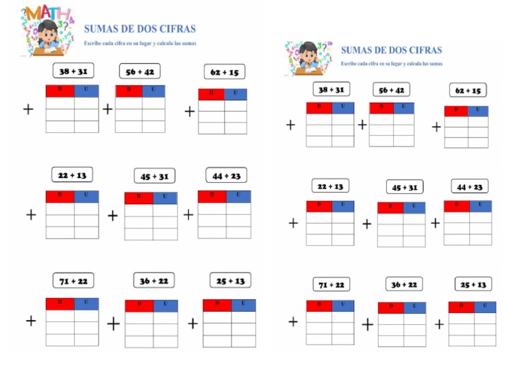 Sumas 2º | PDF