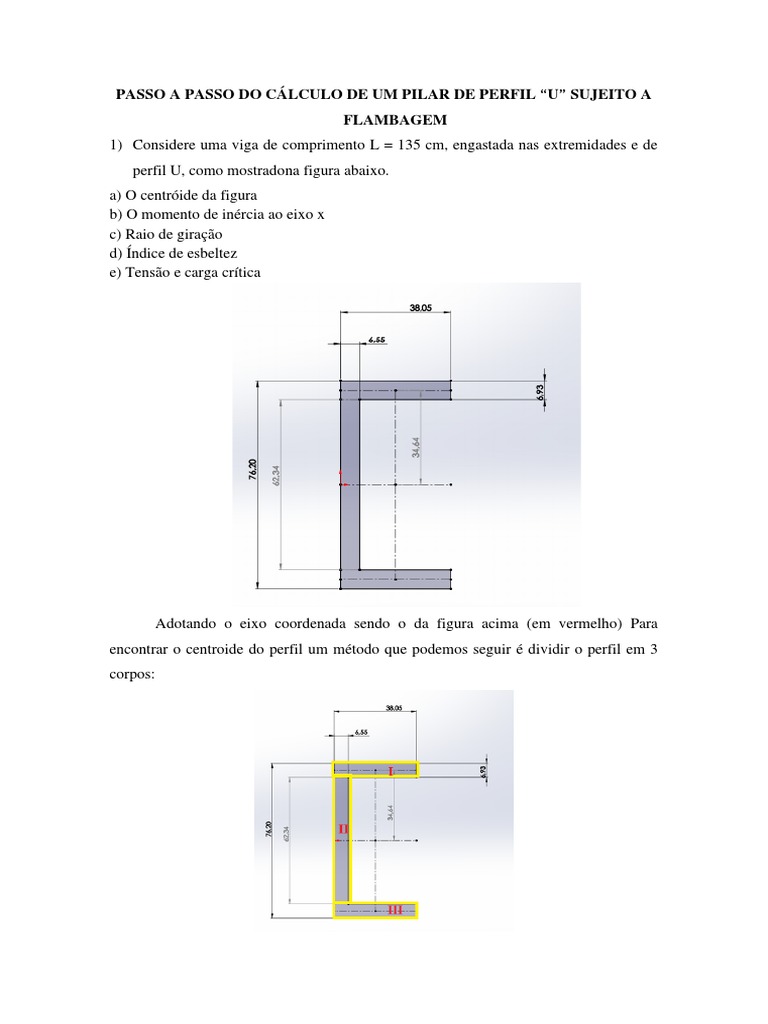 Viga Tipo U e Flambagem | PDF | Flambagem | Mecânica dos sólidos